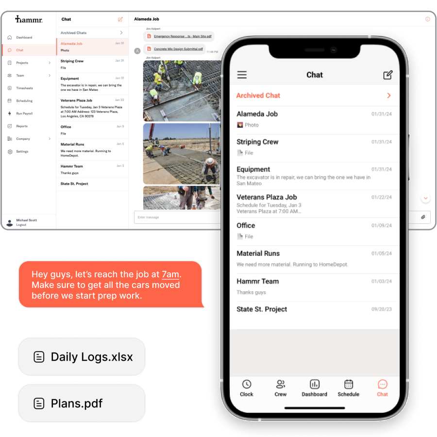It's How Organized Contractors Communicate With Their Field - Hammr